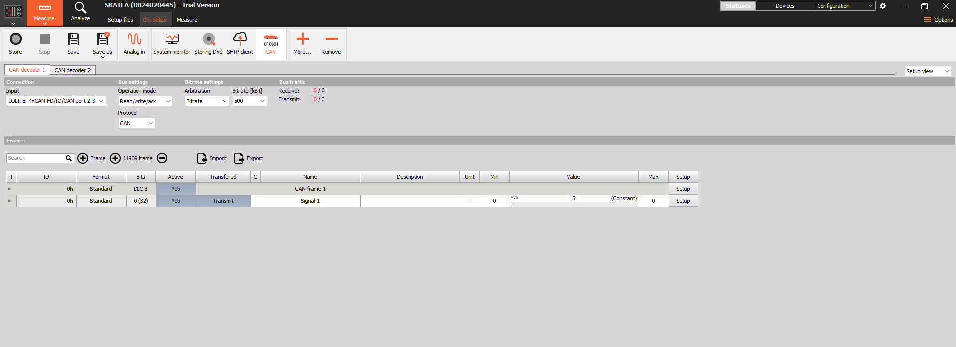 Can > Device Modules > Modules > Setup | Dewesoft X Manual EN