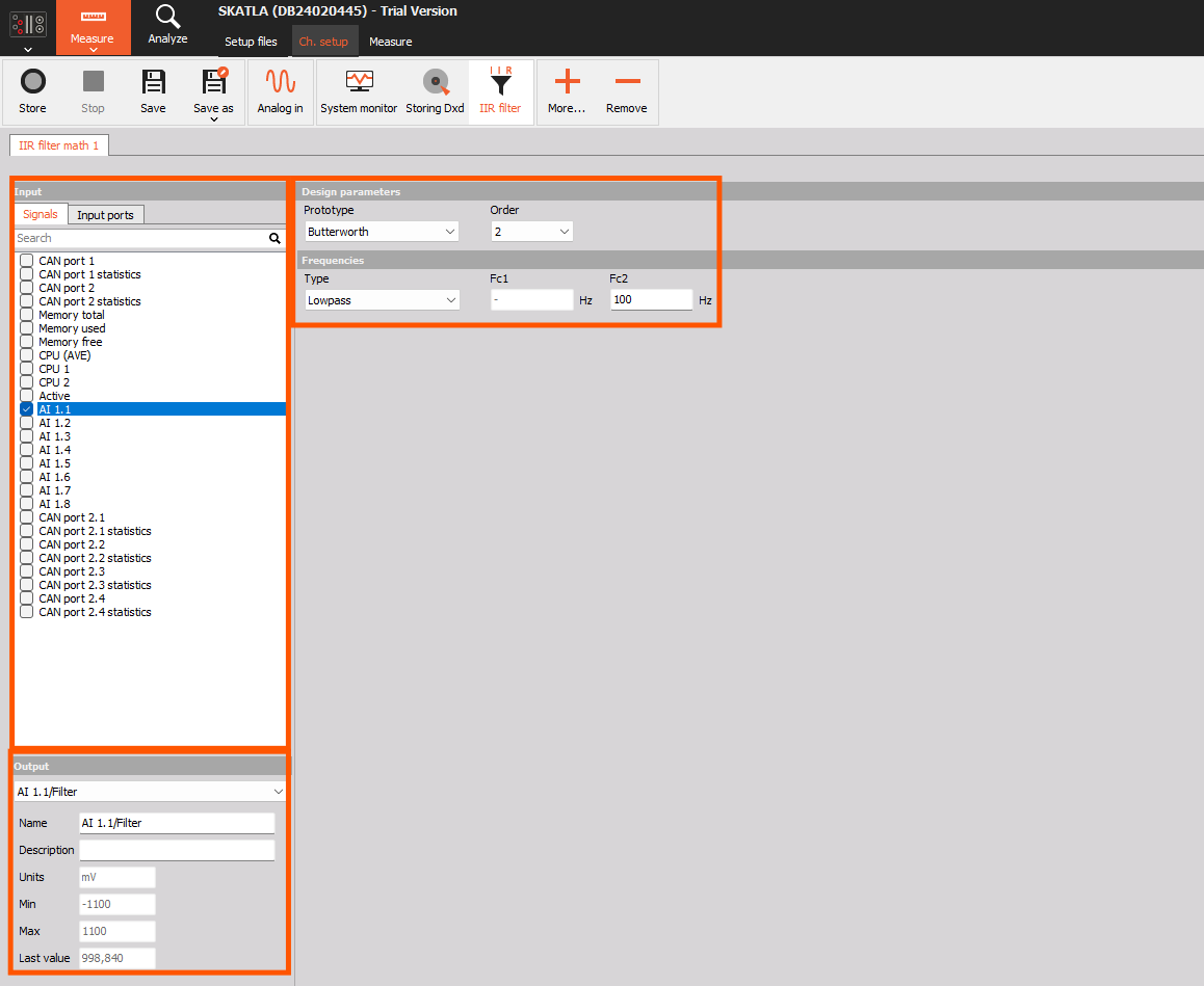 Device Modules > Modules > Setup | Dewesoft X Manual EN