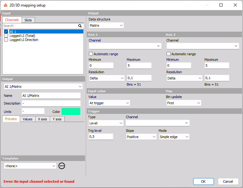 2d / 3d Mapping > Time Domain Analysis > Math > General > Modules ...