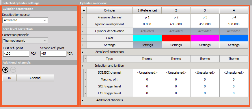 Engine Settings > Combustion Engine Analysis > Machinery Diagnostics ...