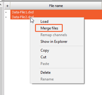 Data Merger > Postprocessing > Analyze | Dewesoft X Manual EN