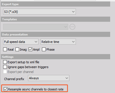 Exporting Data > Analyze | Dewesoft X Manual EN